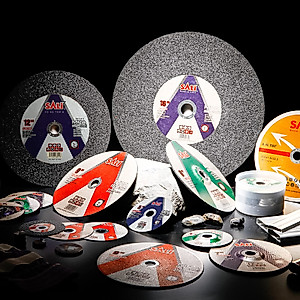 SALI 25 Pack Cut Off Wheels 3 Inch General Purpose Metal Cutting Wheel for 3 in Angle Grinders and Die Grinders- Cutting Disc Aggressive Cutting 3" x 1/16" x 3/8" Operating Up to 25000 RPM and 80 M/S