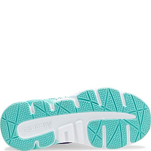 Saucony Unisex Child Wind Alternative Closure Running Shoe, Purple, 2 Big Kid US