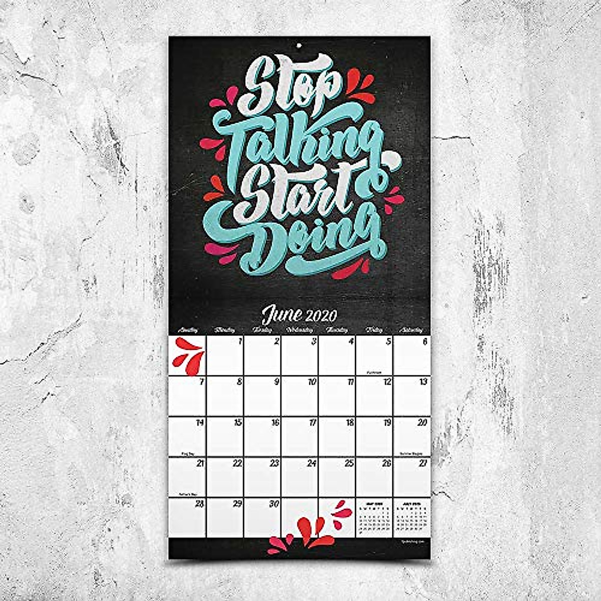 2020 Chalk It Up Mini Calendar