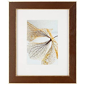 MICHAELS Walnut & Gold Trim Frame with Mat, Gallery by Studio Décor®