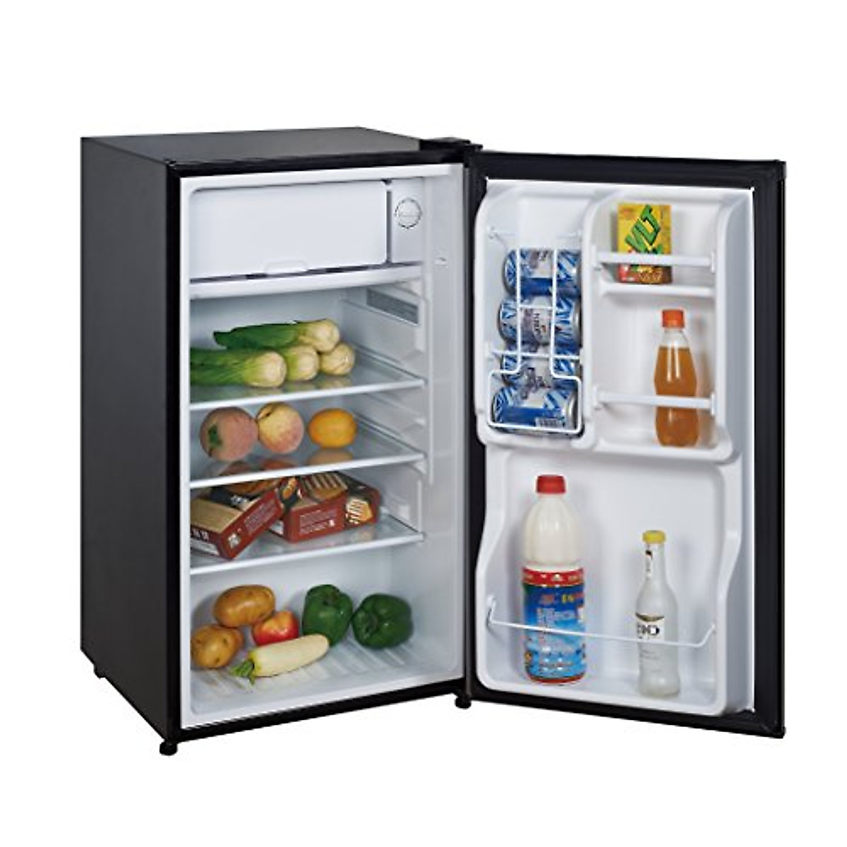 Magic Chef MCBR350B2 Refrigerator, 3.5 cu. ft, Black