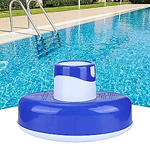 Pool Chemical Dispenser, PP Material 7.7cm Floating Chemical Dispenser, Chemical Dispenser Floating Swimming Pool Pool Exhaust Tool for Garden Pool Equipment