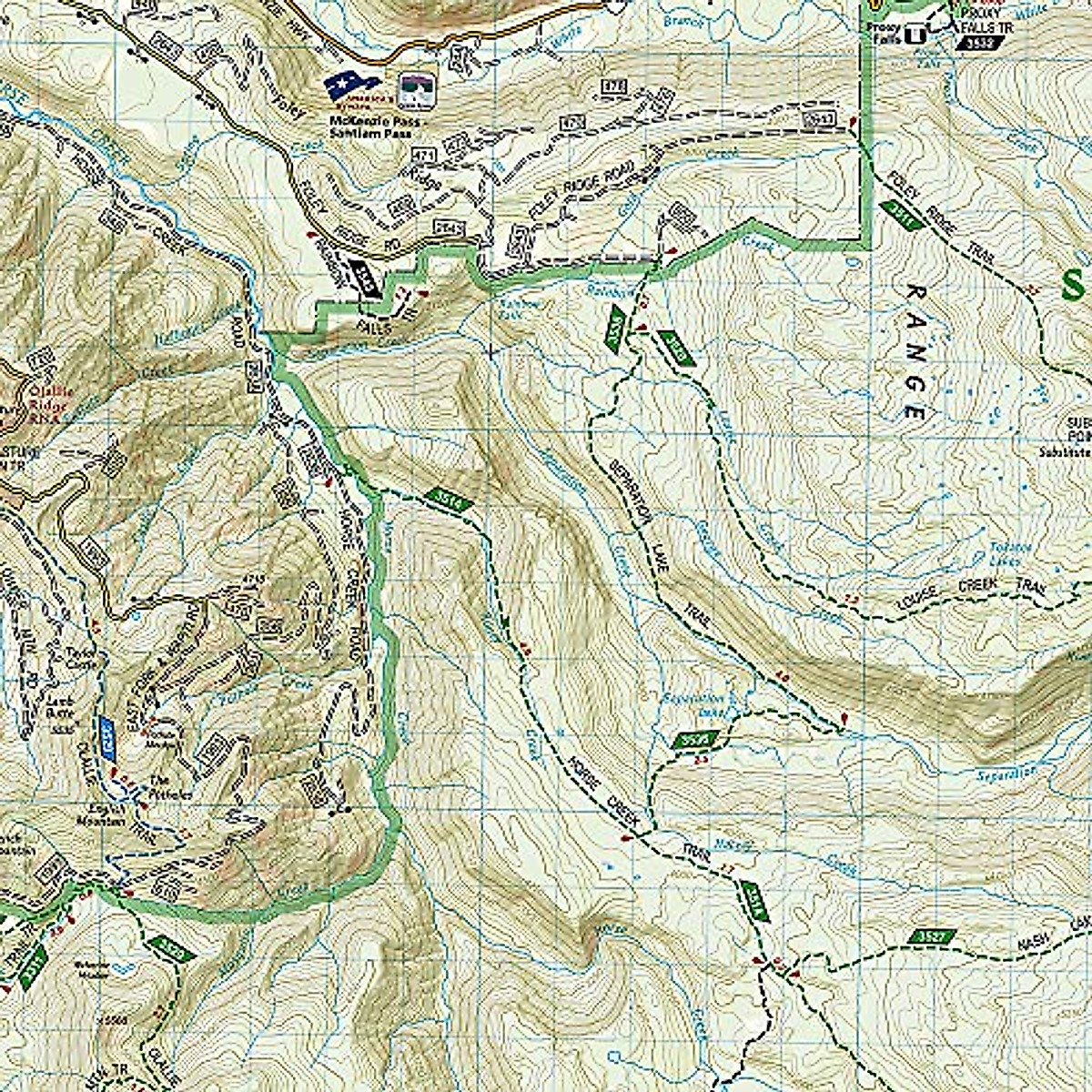 Bend, Three Sisters Map (National Geographic Trails Illustrated Map, 818)