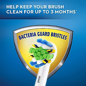 Oral-B Smart 1500 Power Rechargeable Electric Tooth-Brush (Packaging May Vary) with 3 FlossAction Replacement Brush Heads