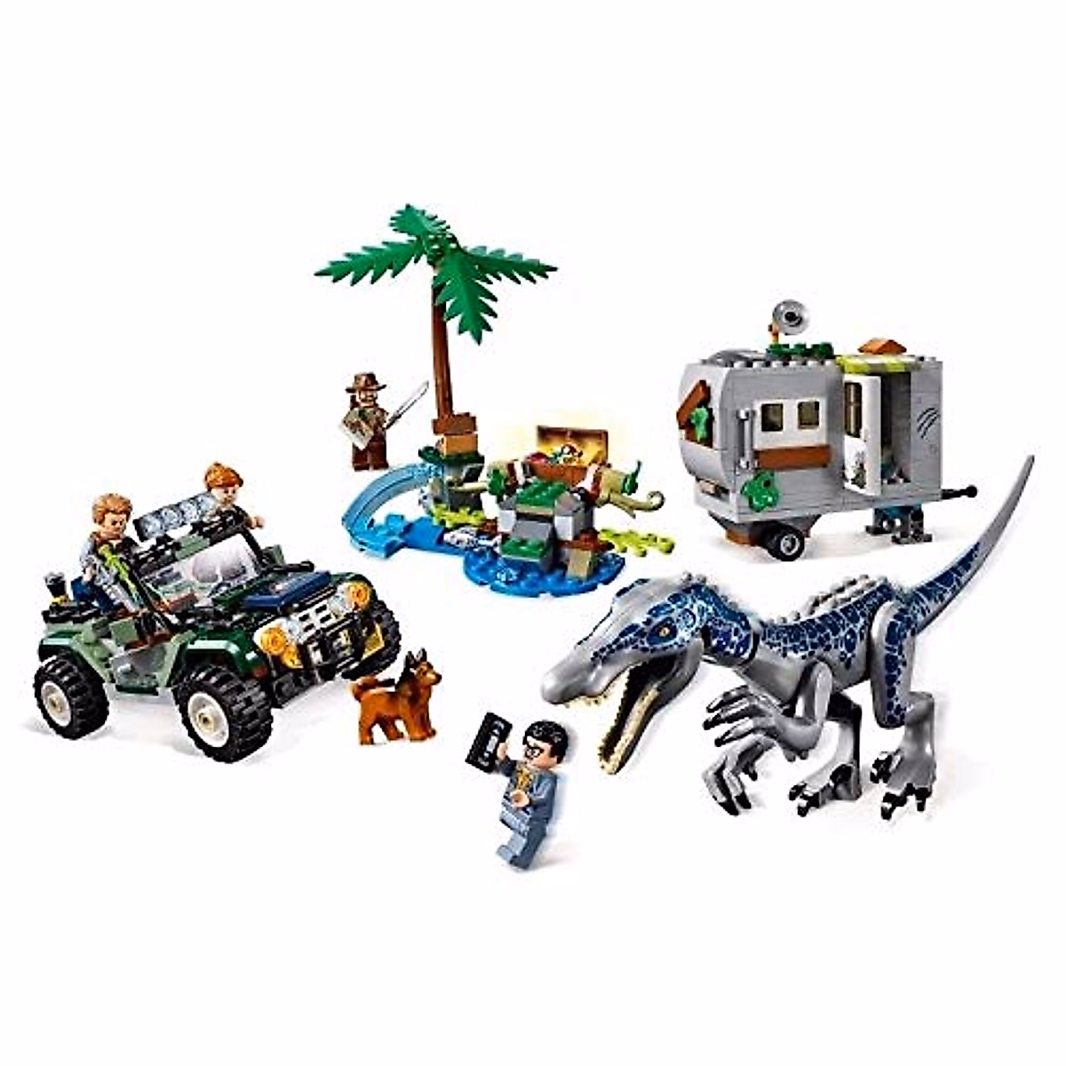 LEGO Jurassic World Baryonyx Face Off: The Treasure Hunt 75935 Building Kit (434 Pieces)