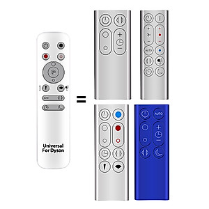 Universal Remote Control for Dyson Hot + Cool Fan Heater Tower,ABS Material Dyson Remote Control Replacement