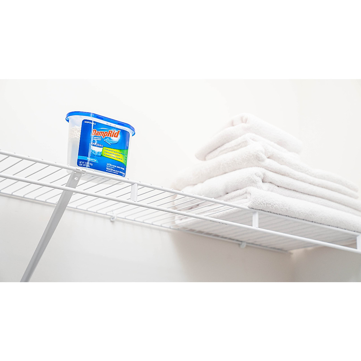 DampRid Fresh Scent Disposable Moisture Absorber, 10.5 oz., 3 Pack – Attracts & Traps Excess Moisture, Eliminates Musty Odors, Creates Fresher, Cleaner Air, White