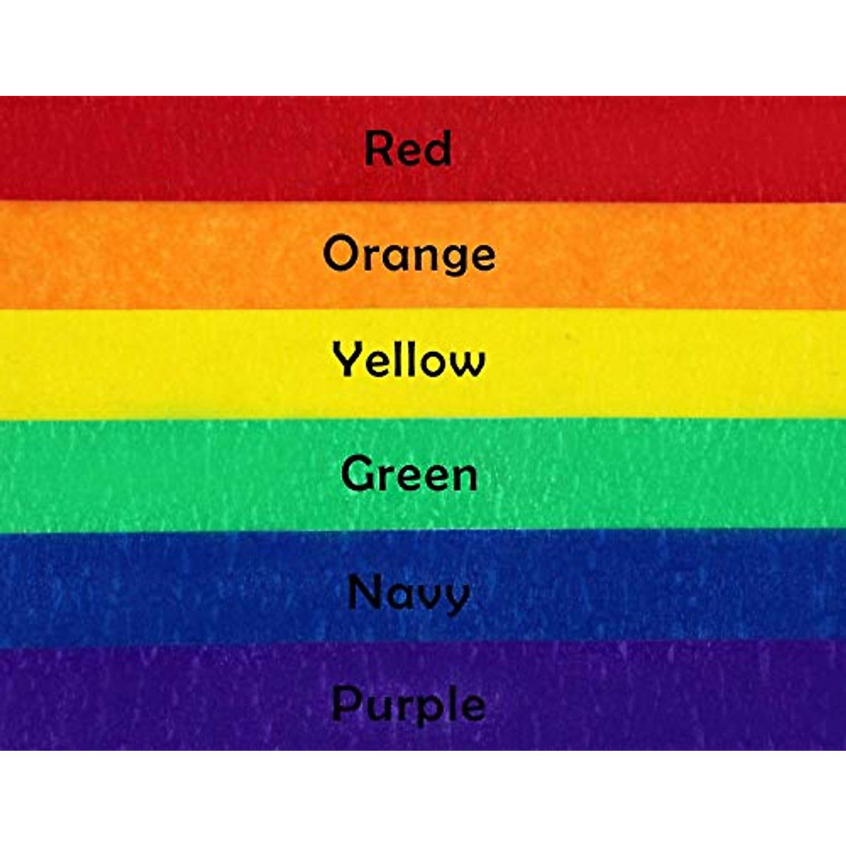 Colored Masking ,Painters Tape for Arts & Crafts, Labeling or Coding - Art Supplies for Kids - 6 Different Color Rolls -1 Inch x 13 Yards (2.4cm X 12m)