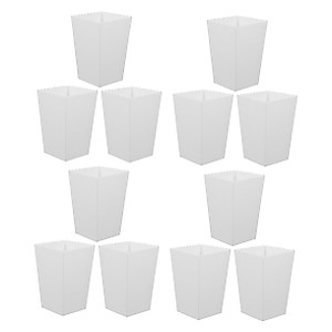 GETAJGHSD 36pcs Box Popcorn Boxes Bulk Paper White Popcorn Boxes Paper Popcorn Boxes Popcorn Buckets for Movie Night