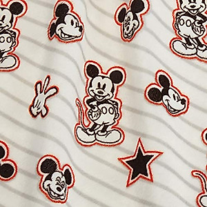 Cudlie Disney Baby Boy Mickey Mouse Reversable Double Sided Mink Blanket & Grey Micky Cap with Ears