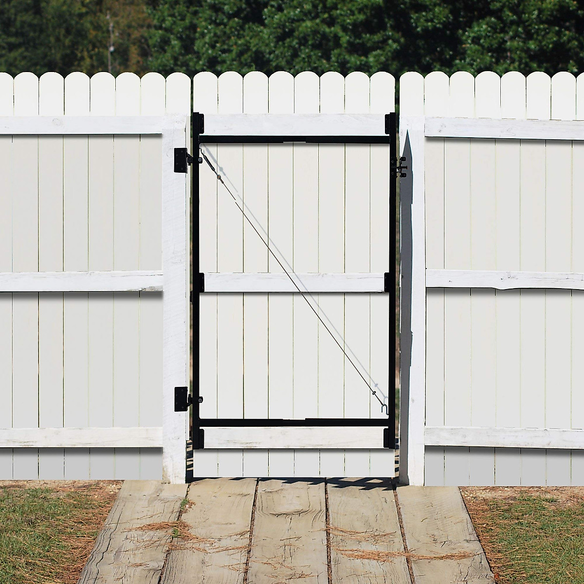 Adjust-A-Gate Steel Frame Gate Kit, 36"-60" Wide Opening Up To 7' High (4 Pack)