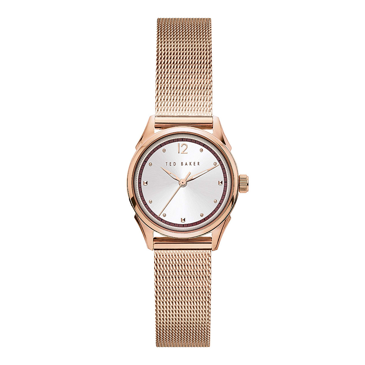 Ted Baker LUCHIAA Women's Rose Gold Stainless Steel Mesh Band Watch (Model: BKPLUF905)