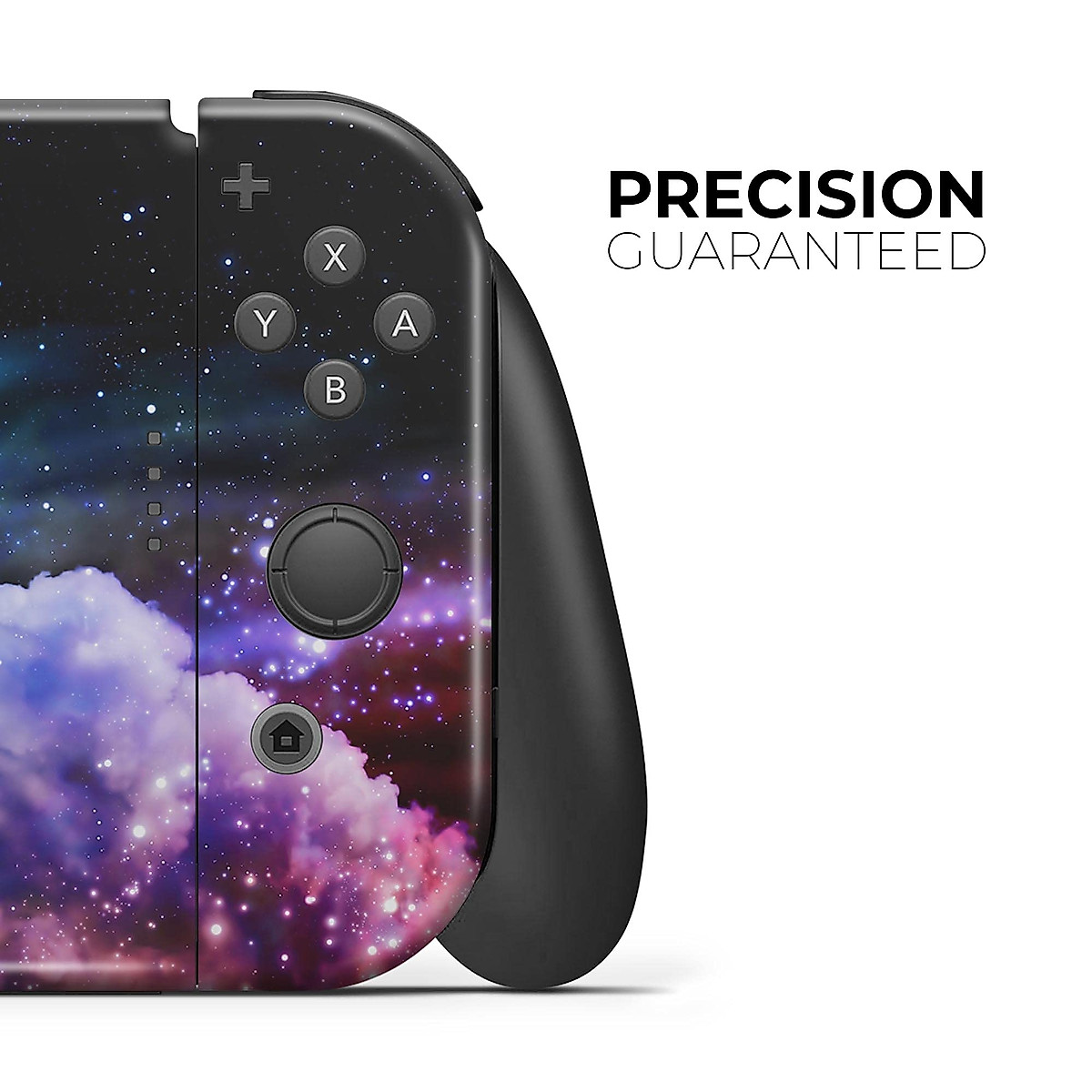 Design Skinz - Compatible with Nintendo Switch OLED Console Bundle - Skin Decal Protective Scratch-Resistant Removable Vinyl Wrap Cover - Purple Blue and Pink Cloud Galaxy