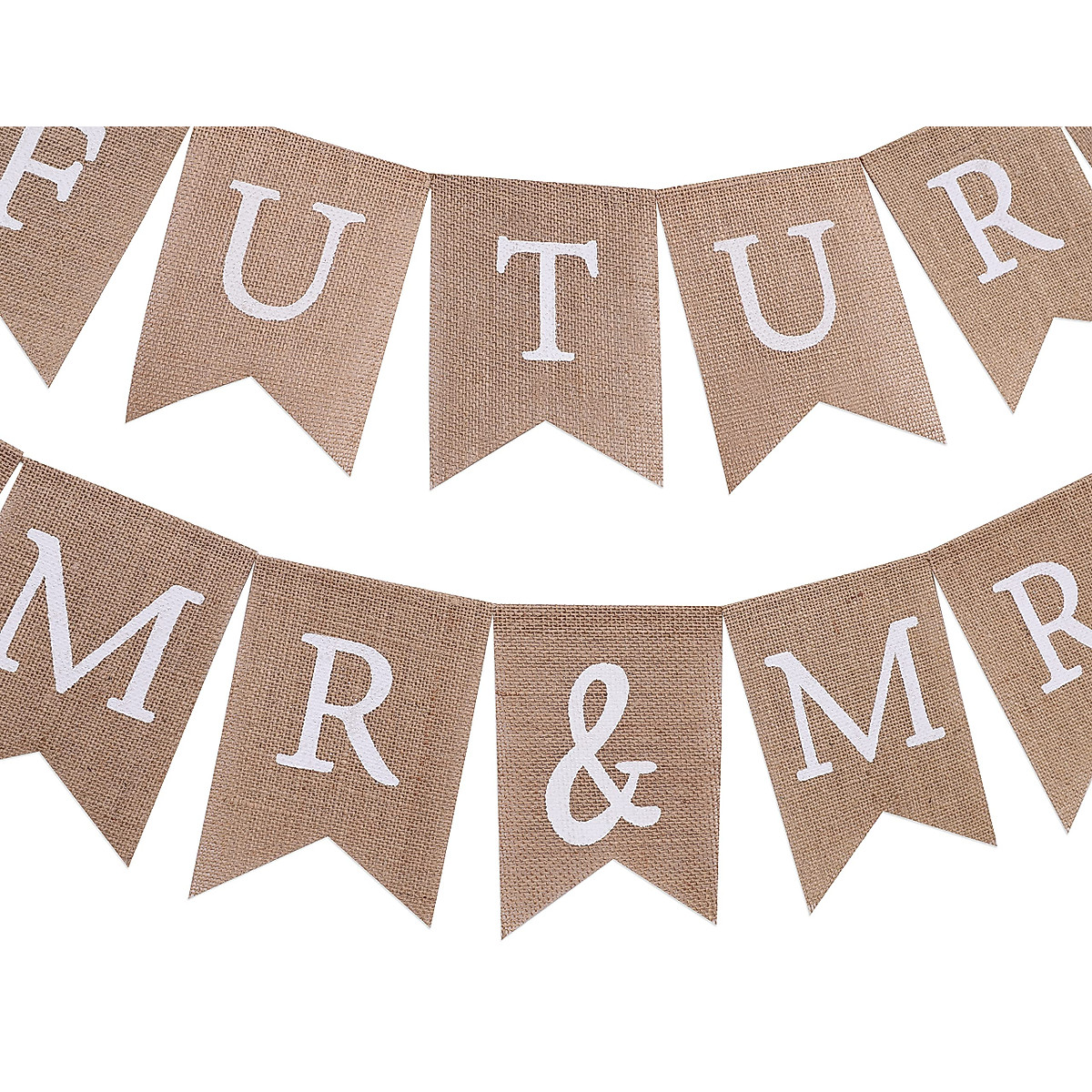 Future Mr&Mrs Burlap Banner - Future Mr&Mrs Couples Shower Decor,Bridal Shower Decorations ,Engagement Banner , Best Bridal Wedding Supplies