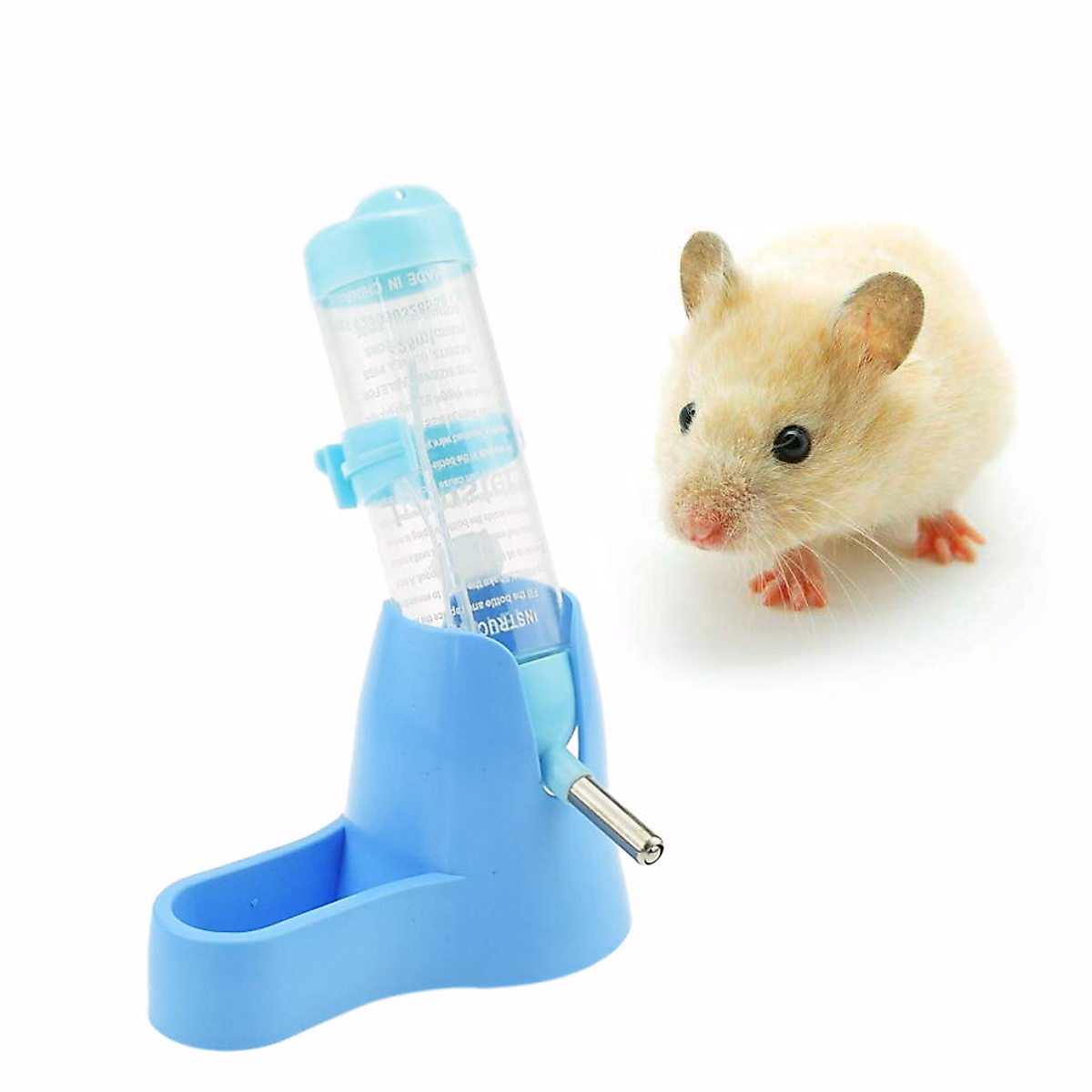 125ml Hamster Water Bottle Base Hut Nest Food Bowl Pet Dispenser Dwarf Hamster Mouse Gerbil Rat
