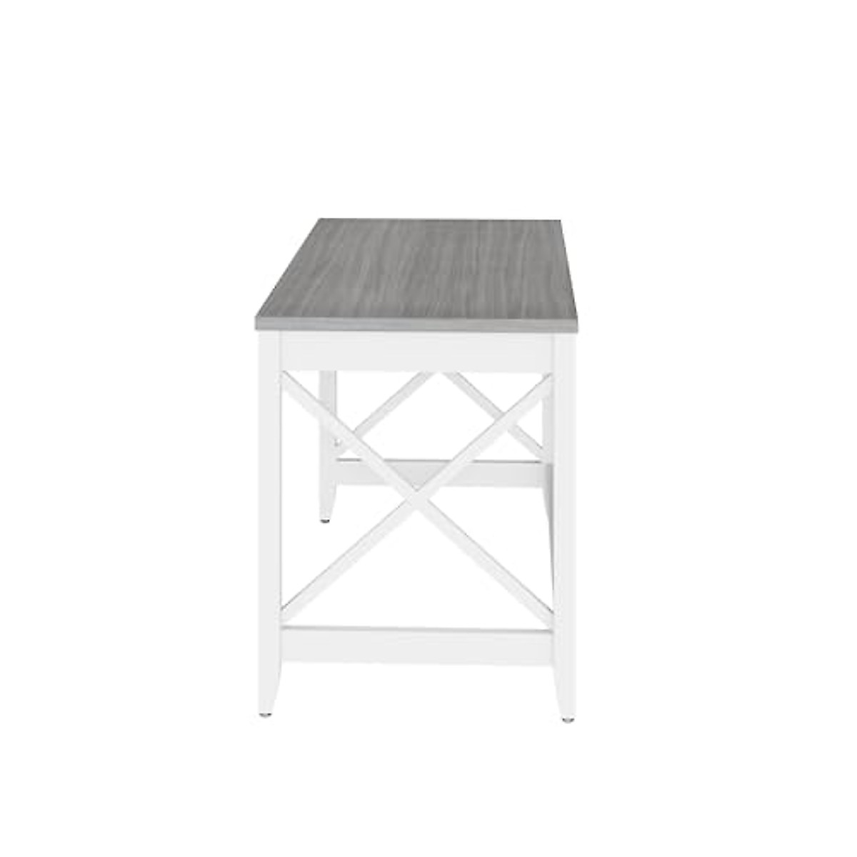 Alera ALEWSF4824GY 47.24 in. x 23.62 in. x 29.53 in. Farmhouse Writing Desk - Gray