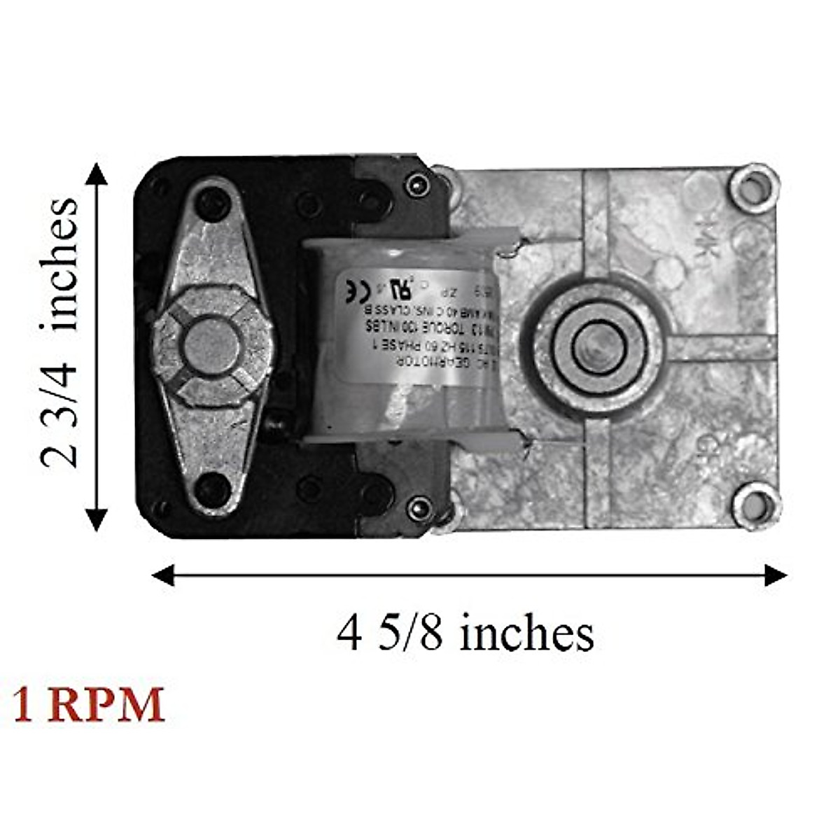 Whitfield Pellet Max Torque 1 RPM Auger Motor 12046300 Replacement Part by NBK…