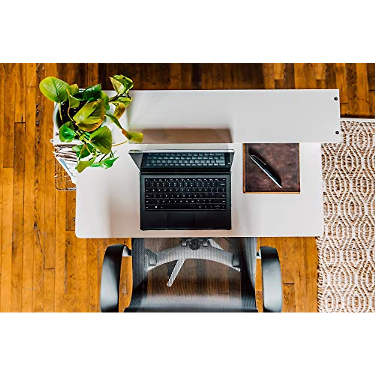 OneSpace Lennox Hutch Computer Desk, White