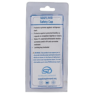 Supplying Demand SFL1410 10 Pack 1/4 Inch Safety Locking Caps with Tool
