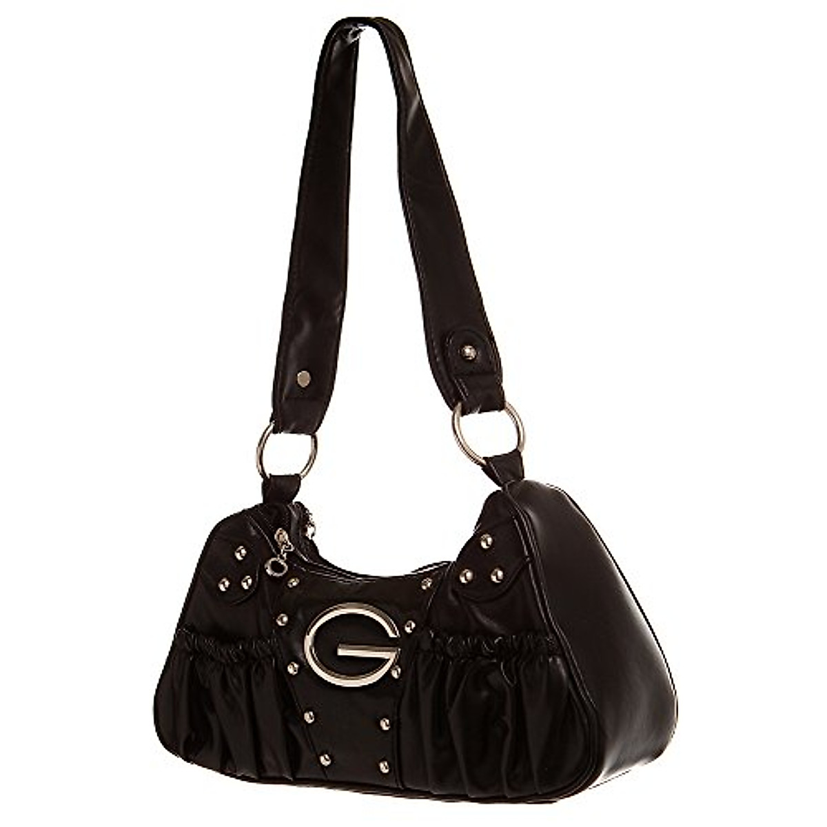 Shoulder Studded Hobo Shoulder Handbag by Handbags For All