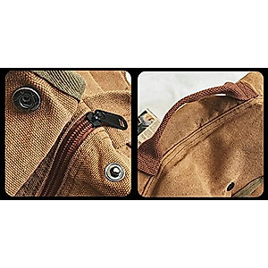 Trendy Canvas Hobo Bag for Women Men Sholder Bag Satchel Purse Large Messenger Bag Tote Handbag Adjustable Strap