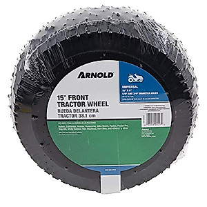Arnold (490-325-0012) Lawn Mower Front Wheel-15-Inch Universal Fit, 15"