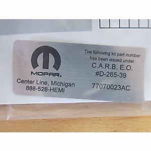 Dodge Ram 5.7 Liter HEMI Cold Air Intake CAI System Mopar OEM