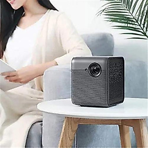 Portable Projector DLP 3D Projector 550Ansi Lumens 1080P Support 4K Android 2 + 16GB Four-Way Trapezoidal Correction SMA(projectors)