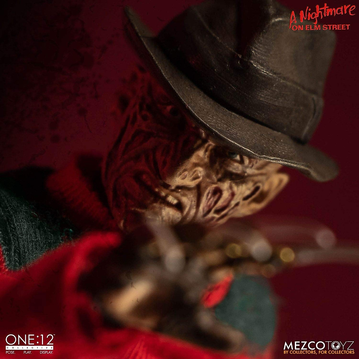 Mezco One: 12 Collective: A Nightmare On Elm Street: Freddy Krueger Action Figure, Multicolor