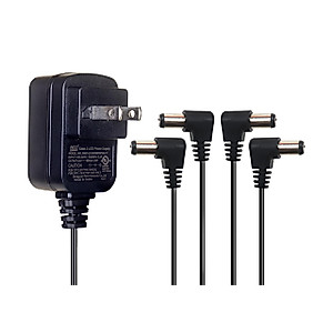 UL DC 4.5V 800mA Adapter with 4 Output Jacks for Christmas Village Displays - Not Compatible with Lemax Village
