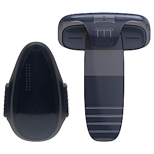 EUDEMON 1 Pack Oven Door Lock(Black) & 1 Pack Wider Applocation Freezer Lock(Grey) Bundle