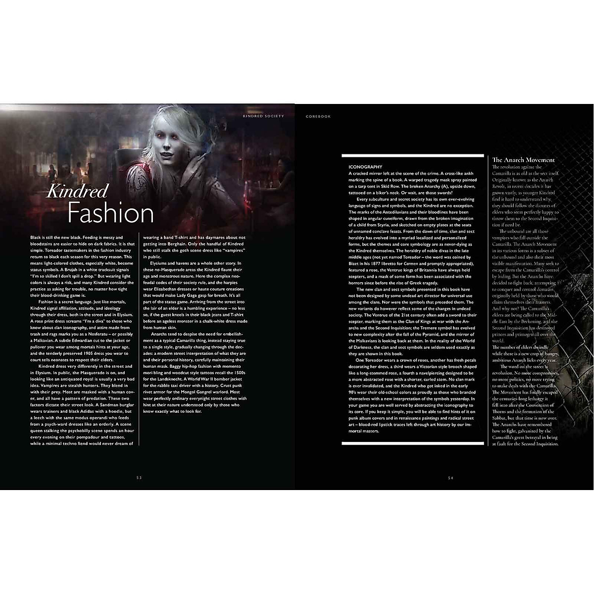 Modiphius Entertainment Vampire: The Masquerade 5th Ed. RPG for Adults, Family and Kids 13 Years Old and Up (Hardback, Full Color RPG)