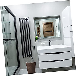 TINEASUR Woven Storage Basket Trash Bin with Lid Round Vases for Centerpieces Straw Basket Bin Storage Weaving Basket Decorative Woven Basket Living Room Storage Basket Coffee Paper Rope