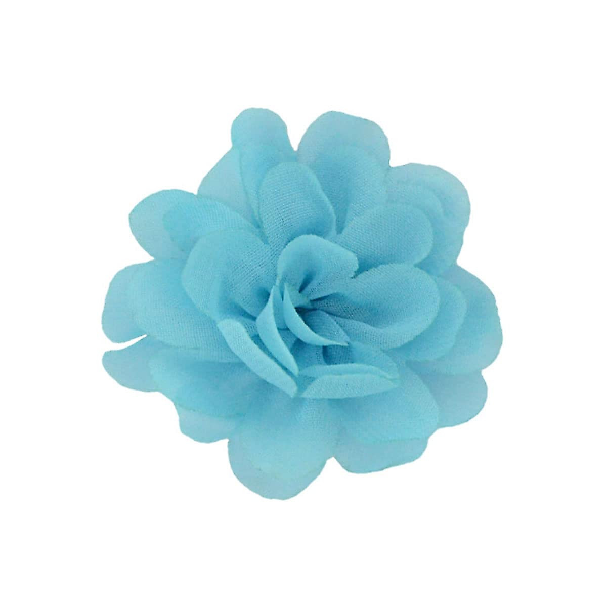 Ewanda store 50 Pcs Chiffon Fabric Flowers Small Chiffon Flowers for DIY Appliques Sewing Craft Wedding Party Decoration