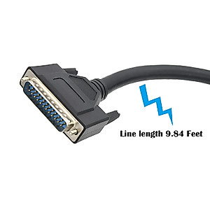 KEYHAO Balanced Snake DB25 to 1/4 inch TRS Analog Recorder Interface Cable 8 Channel (9.84 FT) 25-Pin