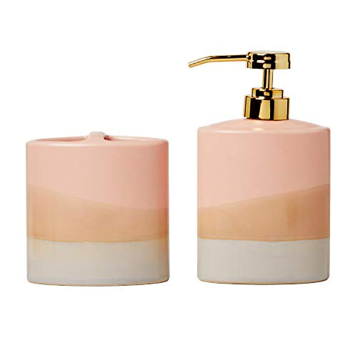 SKL Home Alanya Soap Dispenser, Blush