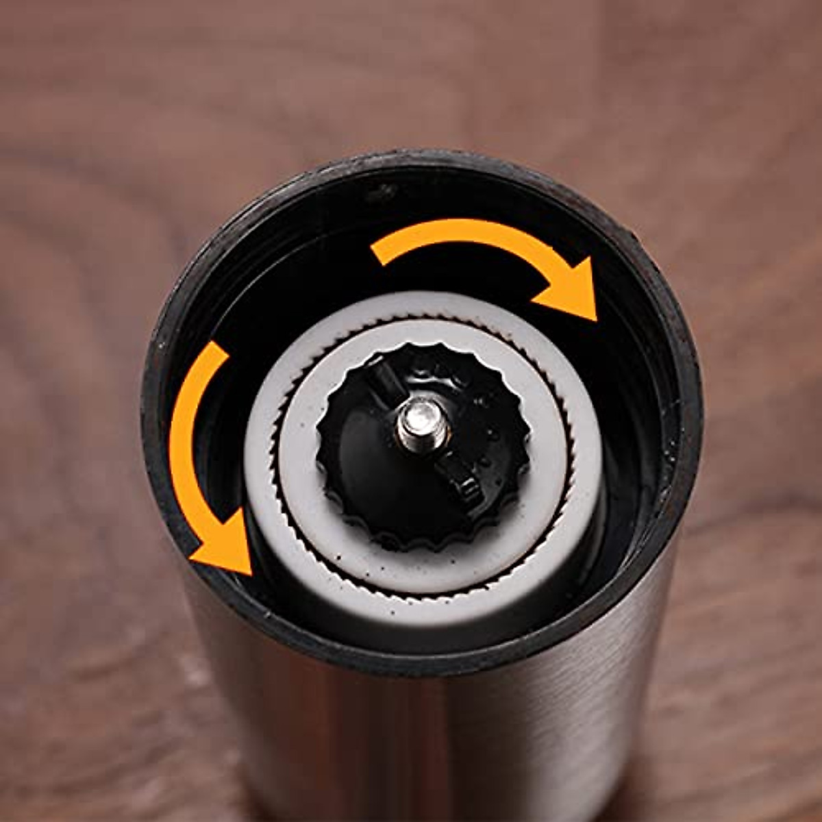 Manual Coffee Grinders With Ceramic Conical Burr Stainless Steel Handle Crank Mill For Drip Coffee Espresso French Press Hand Coffee Grinder