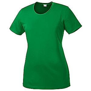 SPORT-TEK Women's PosiCharge Competitor Tee L Kelly Green