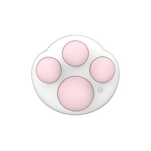 LED Night Light for Kids, Cute Nursery Light for Baby, Pop it Toy Lamp Lights for Fun Rechargeable Lighting Table Lamp Kawaii Gifts Baby Cat Paw Silicone LED Lamp Nightlight 7-Color Light Modes