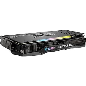 MSI Gaming GeForce RTX 3070 Ti Gaming X Trio 8G 8GB GDDR6X Graphics Card - NVIDIA Video Card GPU for Gaming PC, 256-Bit HDMI/DP Nvlink, Ampere Architecture Computer Graphics Cards (Renewed)