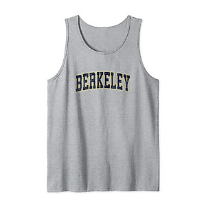 Berkeley California CA Vintage Athletic Sports Design Tank Top