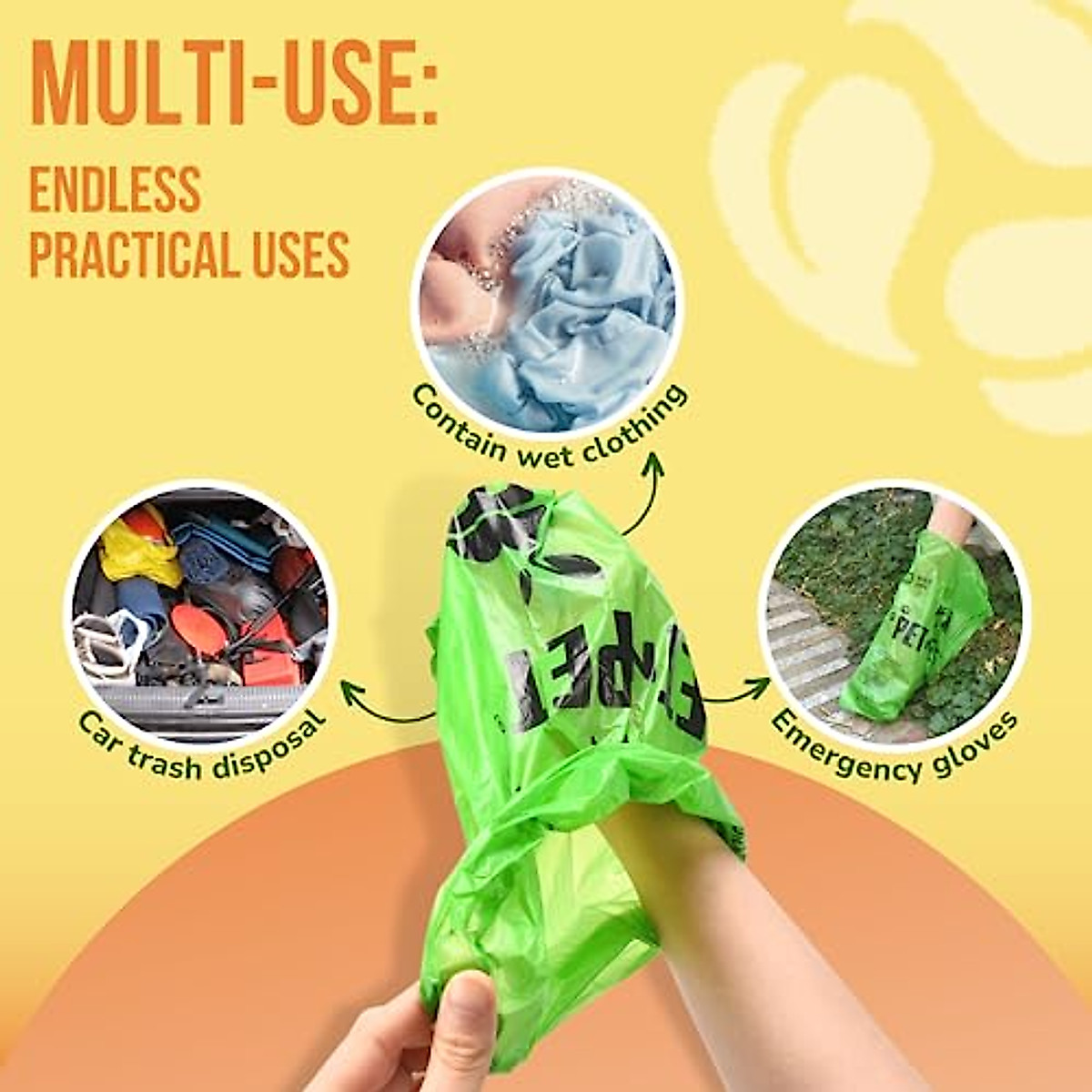 Pet N Pet Dog Poop Bag, Dog Poop Bags Rolls, Dog Bags, Doggie Poop Bags, 38% Plant Based & 62% PE Dog Waste Bags, Extra Thick Doggy Poop Bags, Cat Poop Bags, Dog Bag, Pet Waste Bags, Doggie Bags