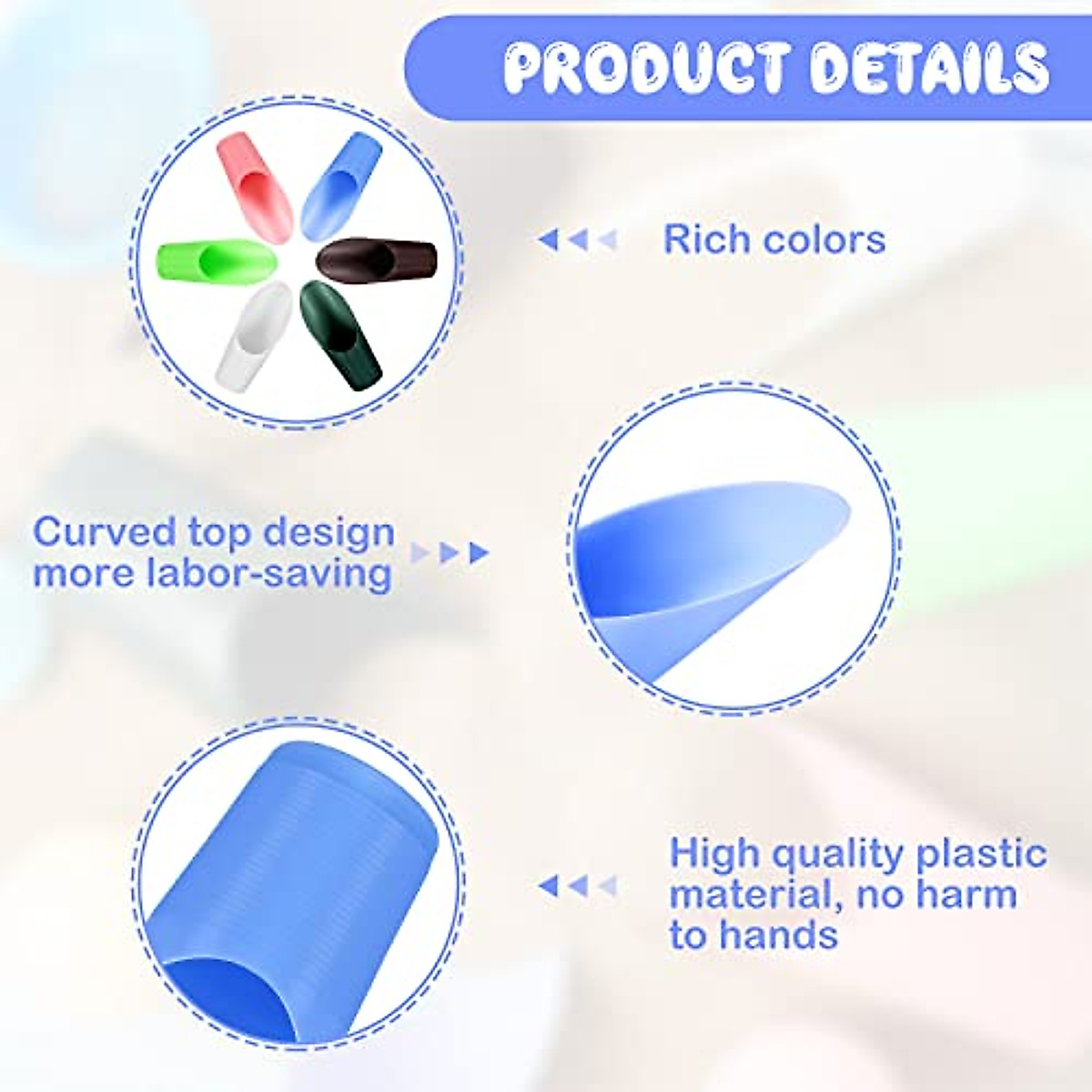 6 Pcs Bonsai Soil Scoops Plastic Garden Shovels Garden Tool Bucket Shovel Colorful Small Mini Potting Scoop for Plant Flower Succulent