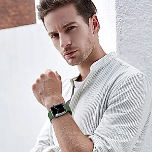 THWALK 6 Pack Bands Compatible with Apple Watch Band 40mm 41mm 42mm 44mm 45mm 46mm 49mm iWatch Silicone Band Ultra 2/Ultra SE Series 10/9/8/7/6/5/4 for Women Men (40/41/42mm S/M, Black/White/Red/Abyss Blue/Clover/Starlight)