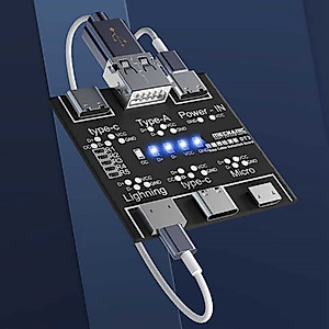 OWLEEN DT3 Data Board USB Cable Tester for iOS Android Type-C Short Circuit On-Off Switching Board Repair