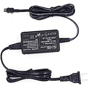 AC-L200 AC Power Adapter Charger for Sony Handycam DCR-SX40, DCR-SX41,DCR-SX44,DCR- SX45,DCR-SX60,DCR-SX63,DCR-SX65,SX83,SX85,DCR-SR42,DCR-SR45,DCR-SR46,DCR-SR47,DCR-SR68