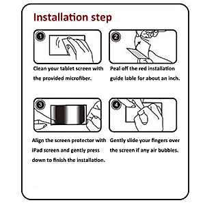 [2 Pack] iPad Pro 12.9 Screen Protector,Tempered Glass for iPad Pro 12.9 Inch 2021/2020/2018 (5th/4th/3rd Gen),Compatible with Apple Pencil
