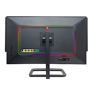 Sceptre 27 inch IPS 2K LED Monitor 2560x1440 QHD HDR400 HDMI DisplayPort up to 144Hz 1ms Height Adjustable Include Gaming Blinders Build-in Speakers, Machine Black (E278B-QPN168+)