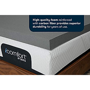 Serta Carbon Dream 3" Memory Foam Mattress Topper