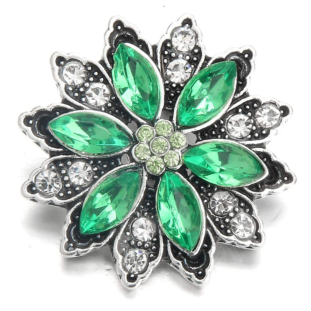 LOVGLISTEN 12pcs 20mm Snap Button Chunk Jewelry Charms Snap Bracelet Accessories for Women (8)